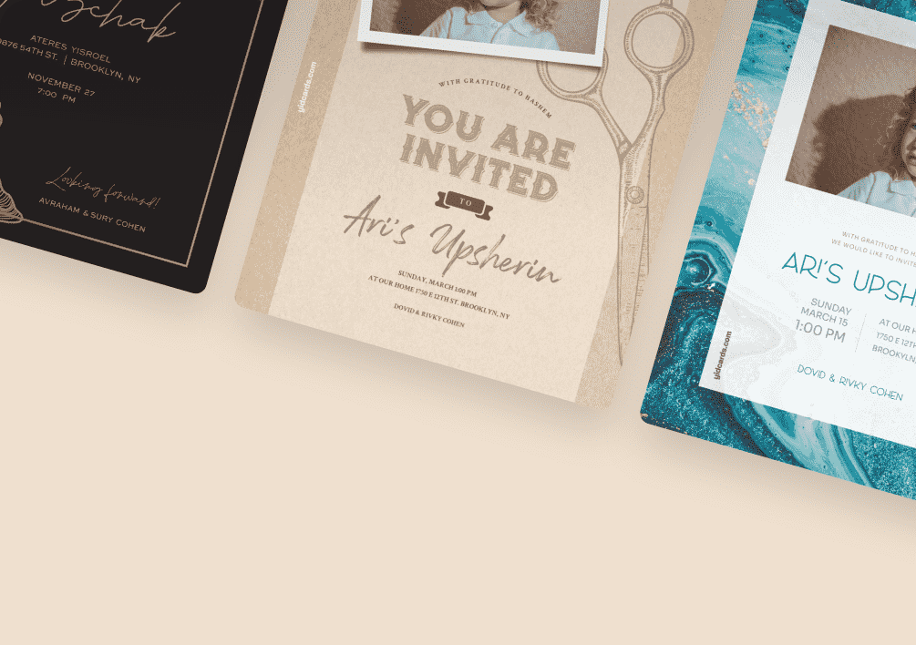 Simcha Cards & Invitations | DIY Cards