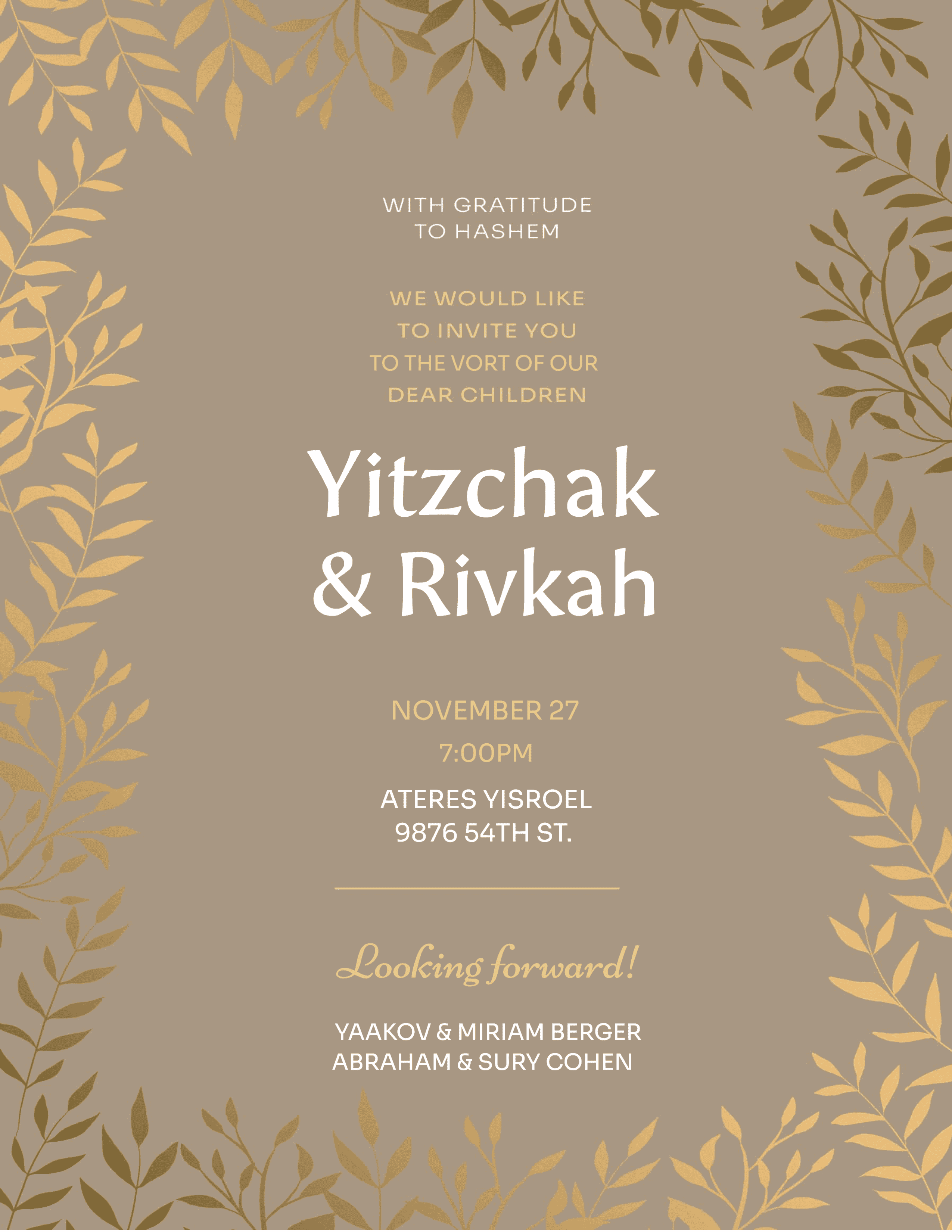 Simcha Cards & Invitations | DIY Cards