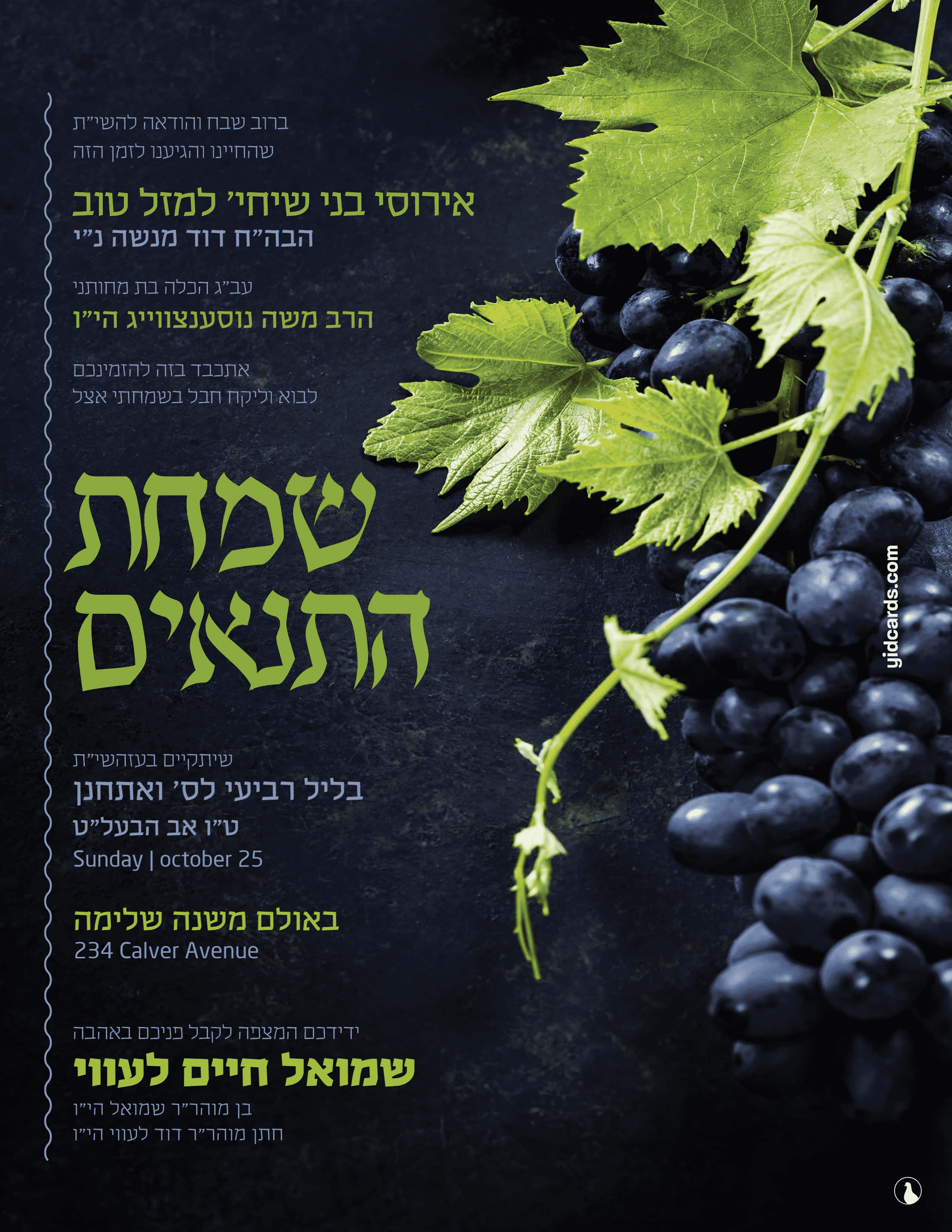 Simcha Cards & Invitations | DIY Cards