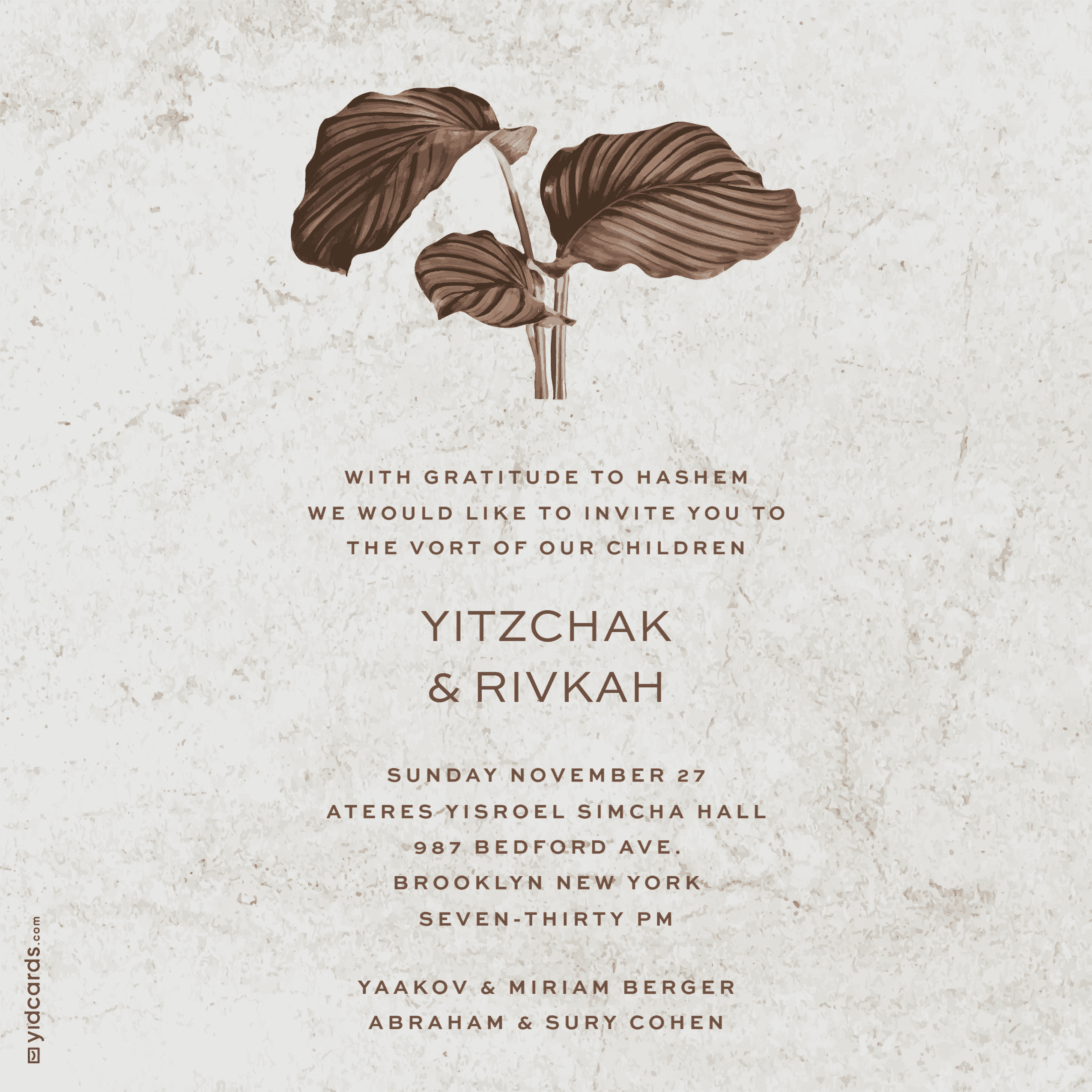 Simcha Cards & Invitations | DIY Cards