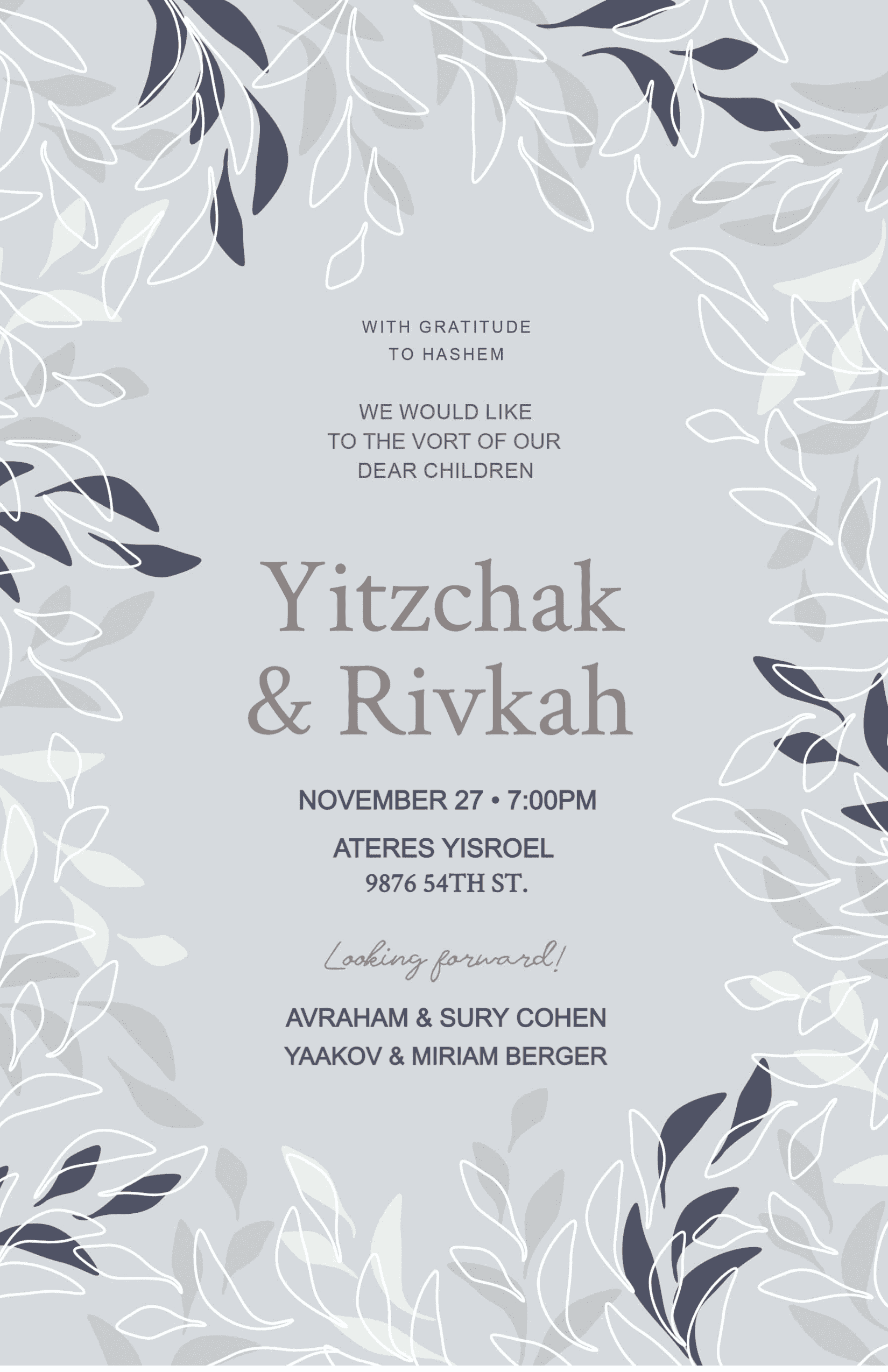 Simcha Cards & Invitations | DIY Cards