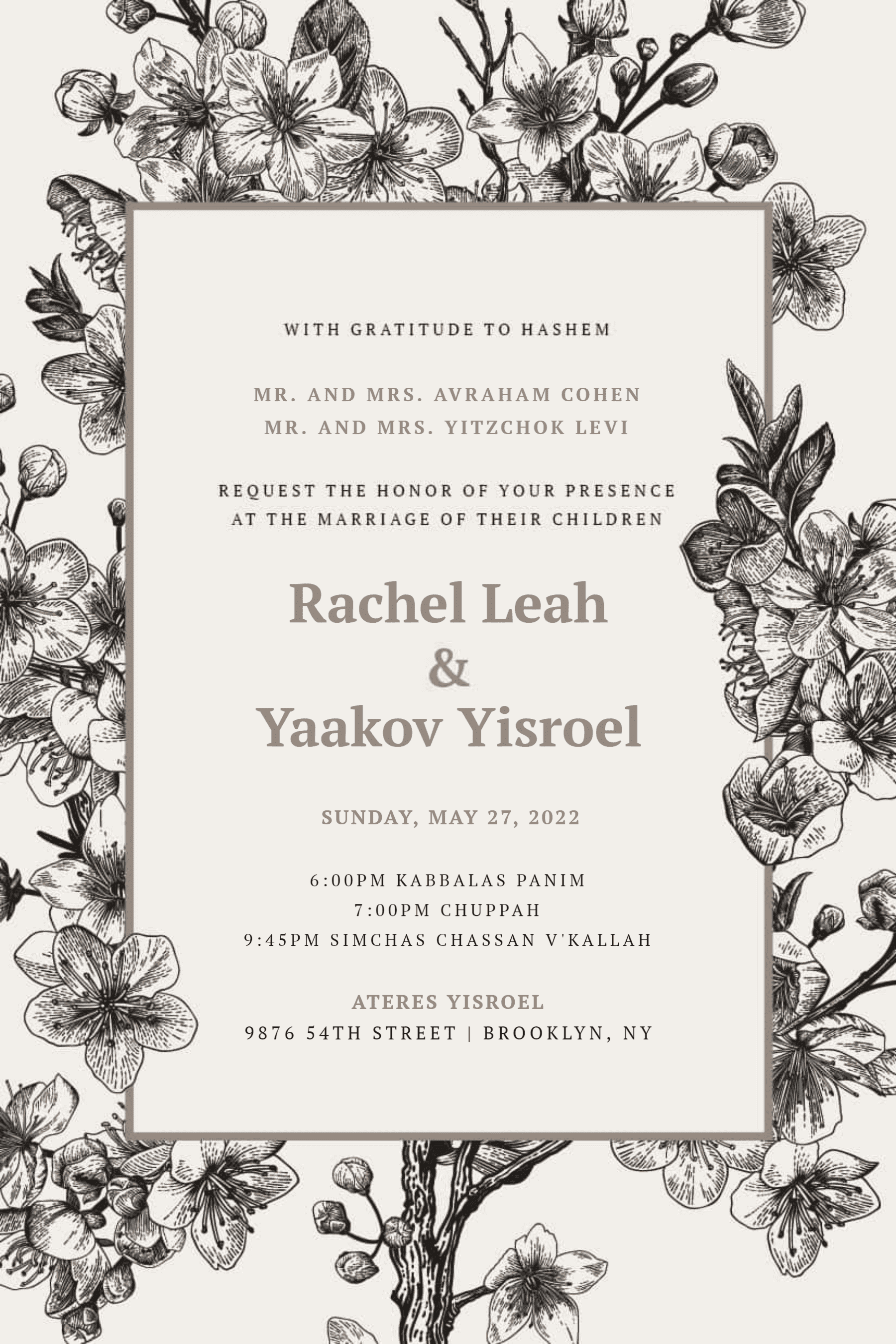 Simcha Cards & Invitations | DIY Cards