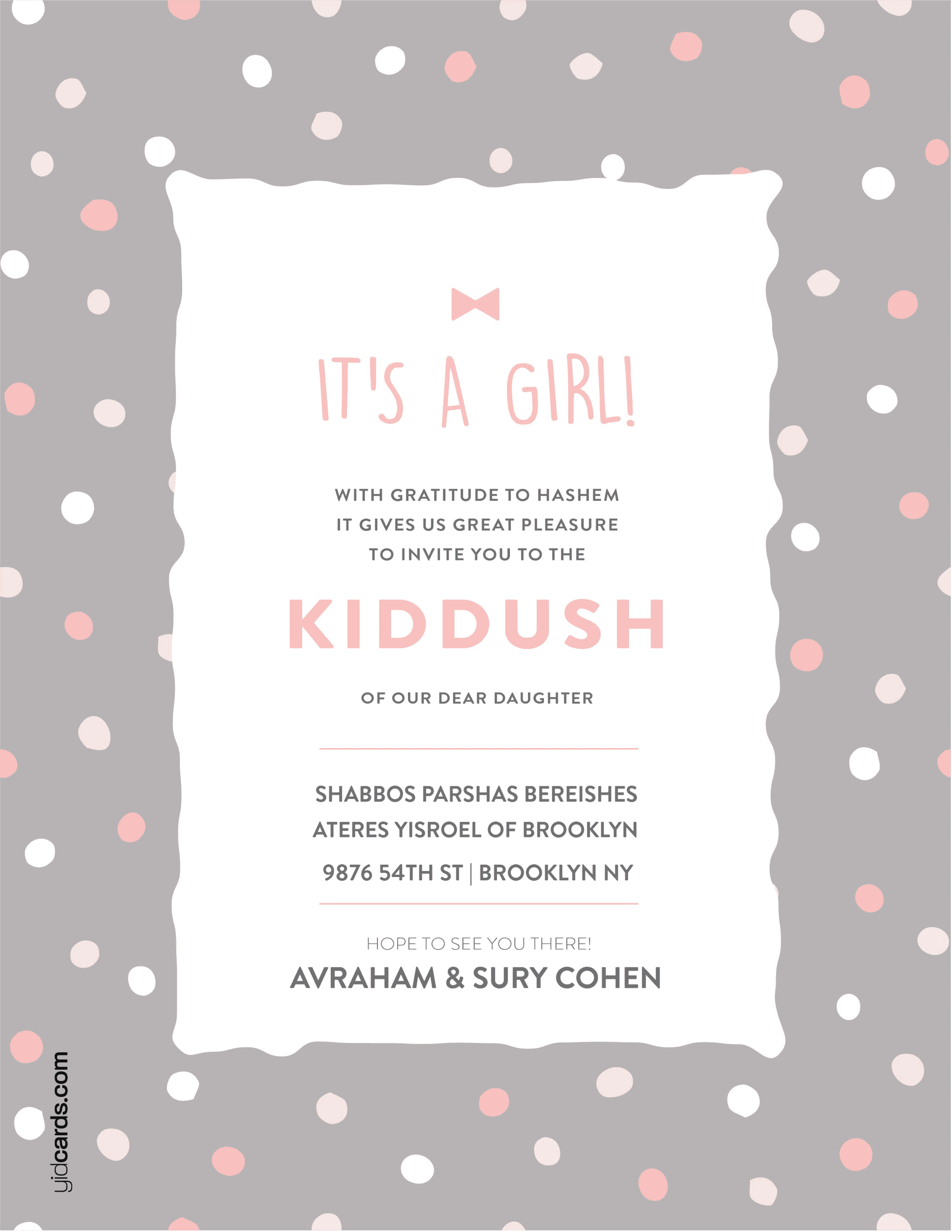 Simcha Cards & Invitations | DIY Cards