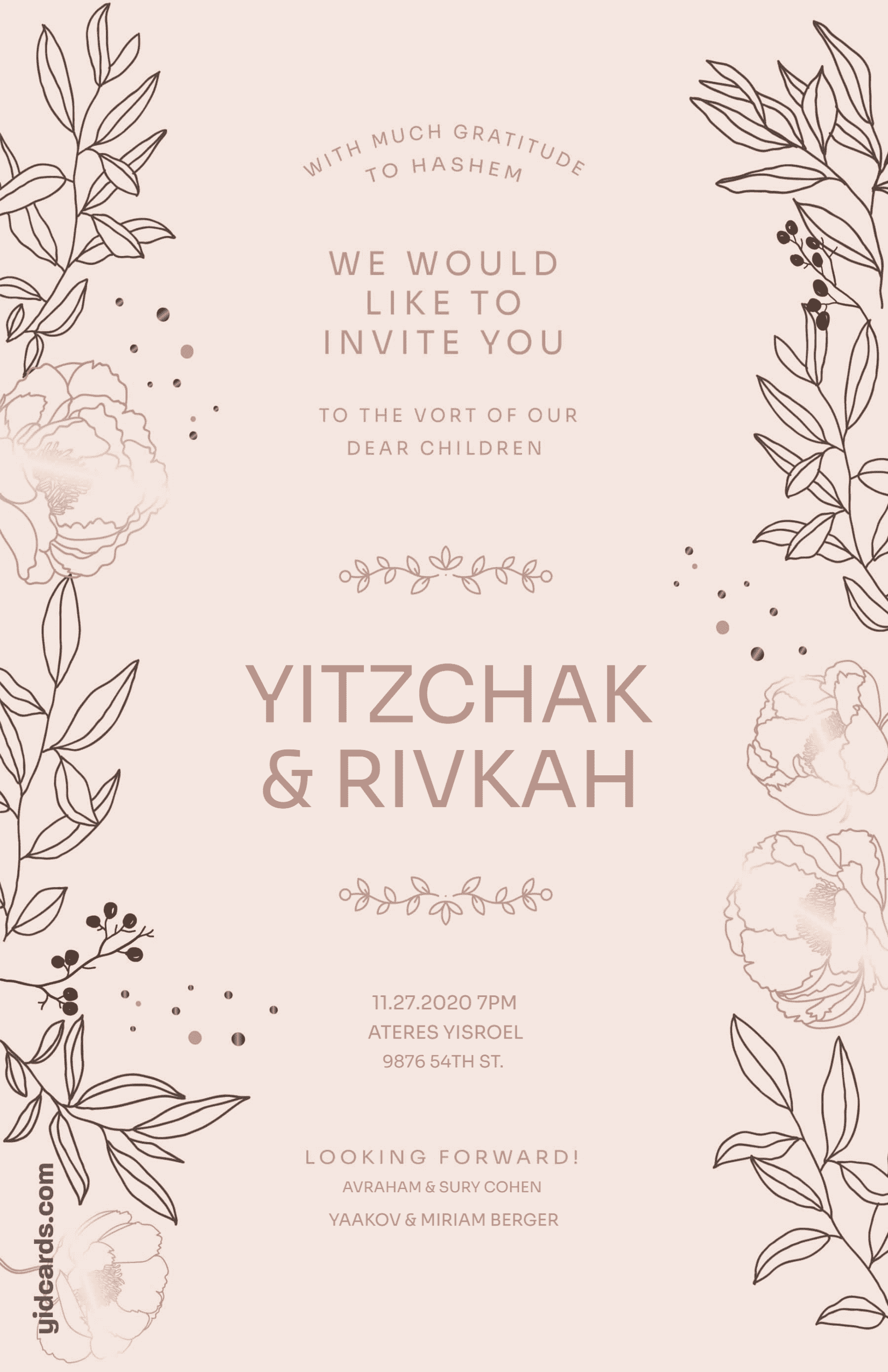 Simcha Cards & Invitations | DIY Cards